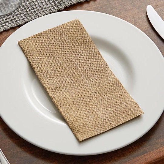 Burlap Napkins With or Without Fringe - Etsy