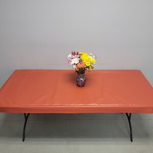 Rectangular & Square Fitted Vinyl Tablecloth, 41 Colors - Etsy