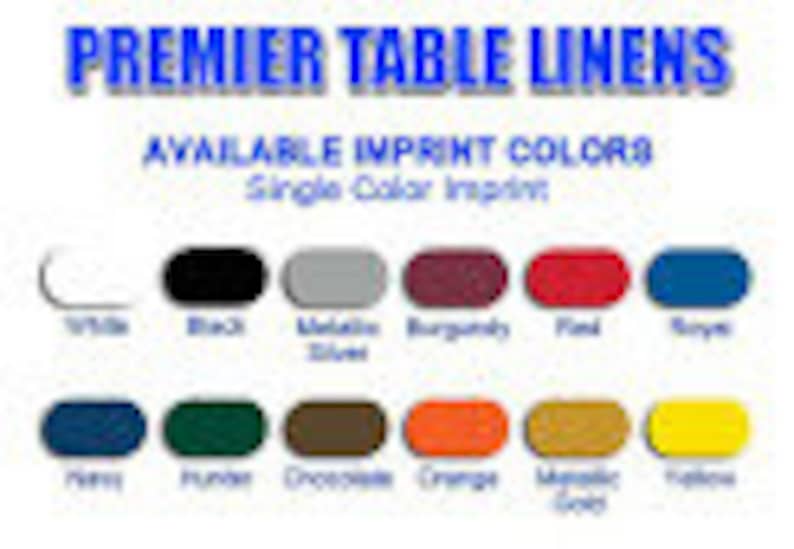 Custom Printed Burlap Logo Table Runner - Etsy