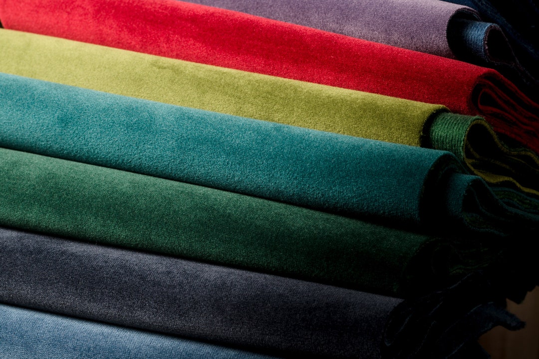 Velvet Fabric, Velvet Upholstery Fabric by the Yard, 72" Wide ...