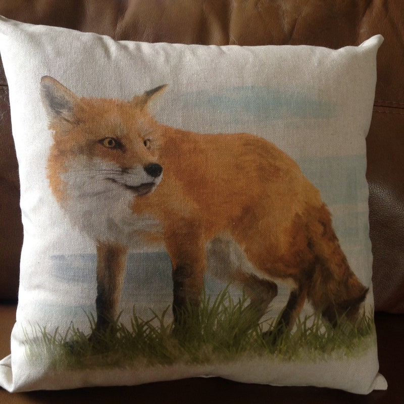 Fox Cushion - Etsy