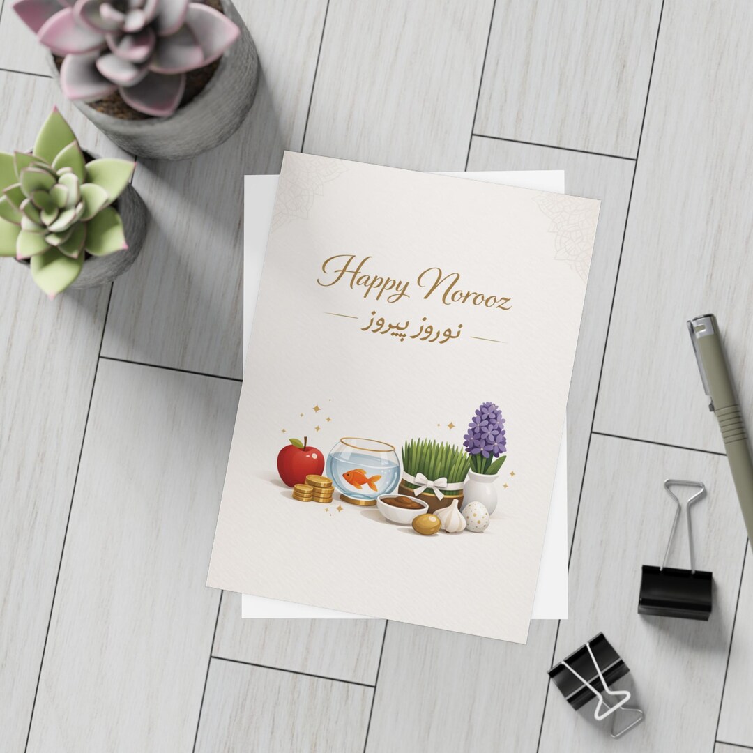 Persian New Year Nowruz Norooz Haftsin Haftseen Post Card - Etsy