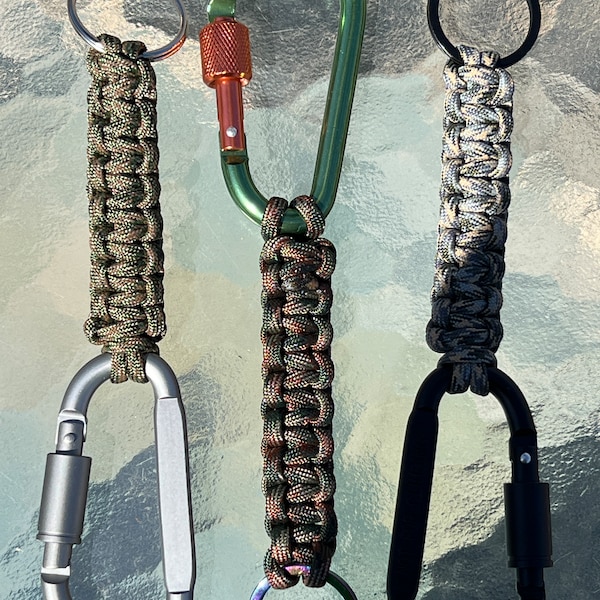 Paracord Keychain - Etsy
