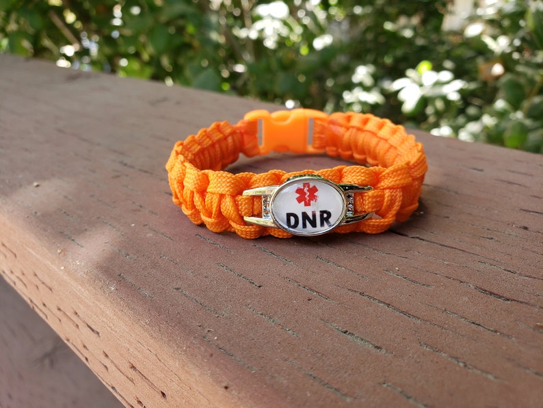 DNR "medical Alert" Paracord Medical Alert Bracelet, Purple or Custom ...