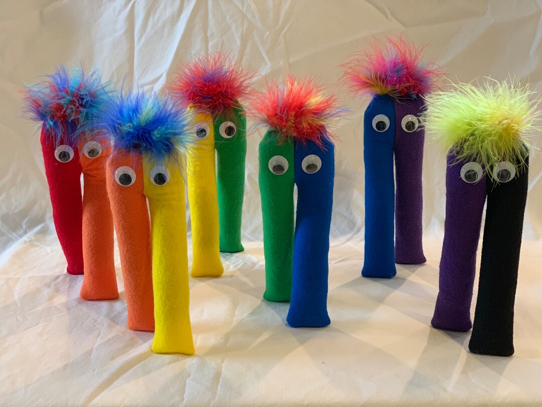 Mome Raths (rainbow Set of 6) - Etsy