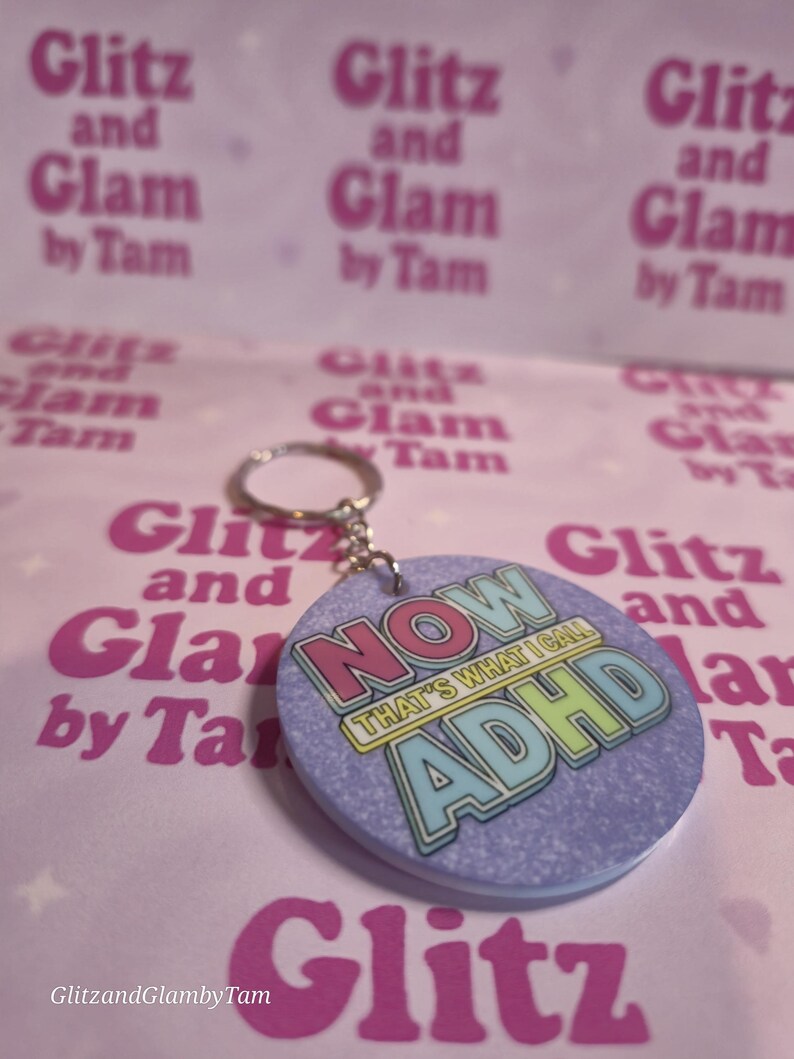 Now That's What I Call ADHD Keychain - Etsy UK