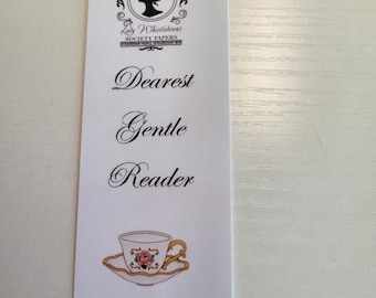Dearest Gentle Reader Bridgerton Bookmark Lady Whistledown Netflix I ...