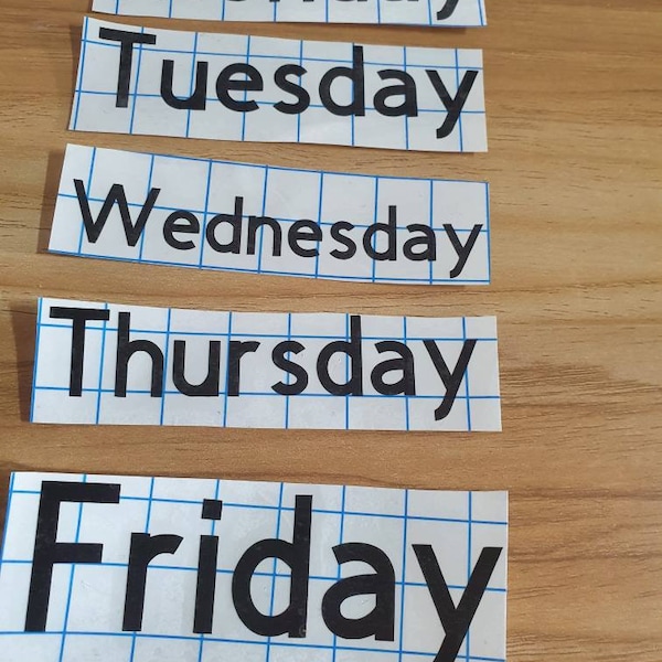 Days of the Week - Etsy