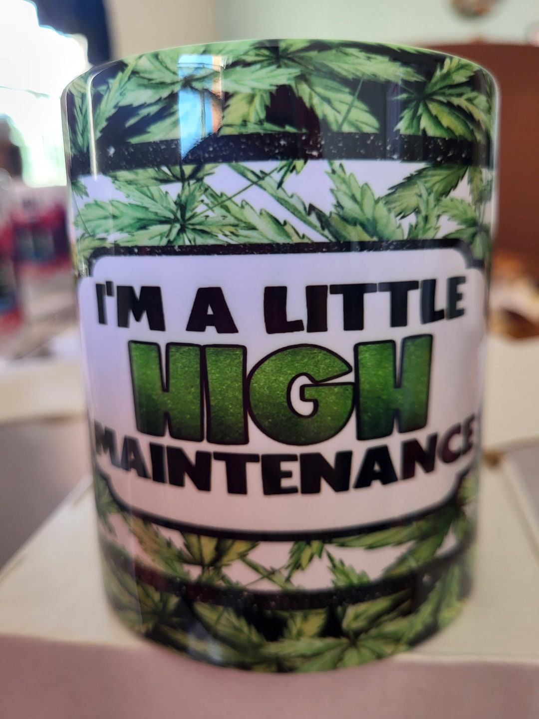 Funny Weed Cannabis Smoker Mug.ceramic Novelty.mug.funny Gift.coffee ...