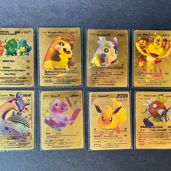 Mew V Gold Card - Etsy