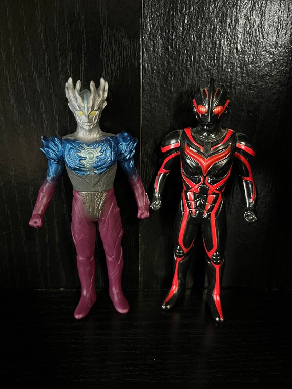 RARE 1990s Vintage Bandai Ultraman Small Action Figures Lot of - Etsy