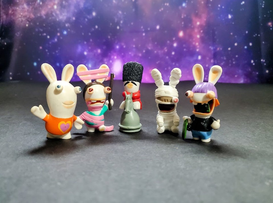 Rayman Raving Rabbids Figures / Ubisoft, Ubiart Firgurines / Lot of 5 ...