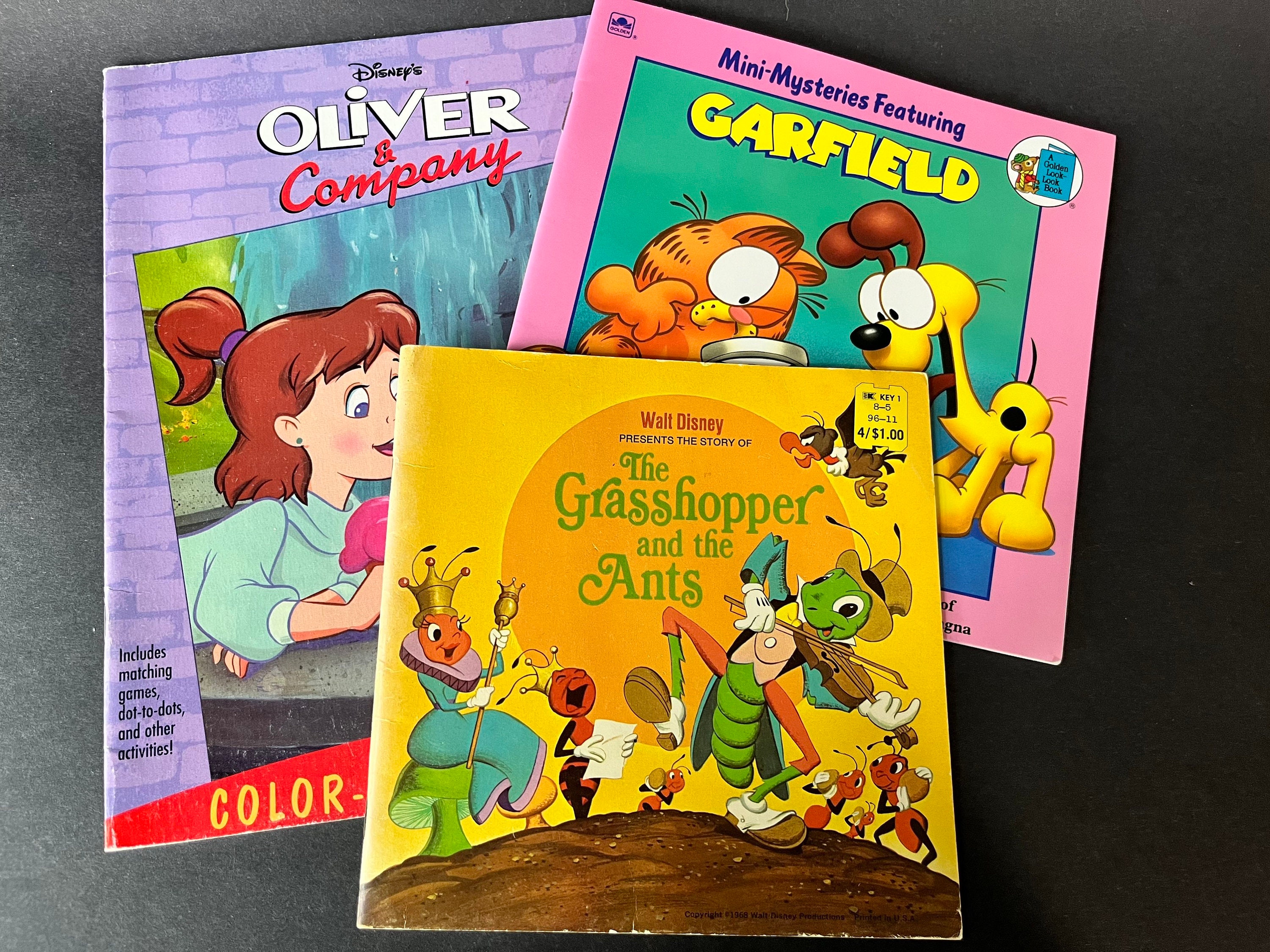 Vintage Kids Books 1990s Lot of 3 Disney Garfield Good - Etsy