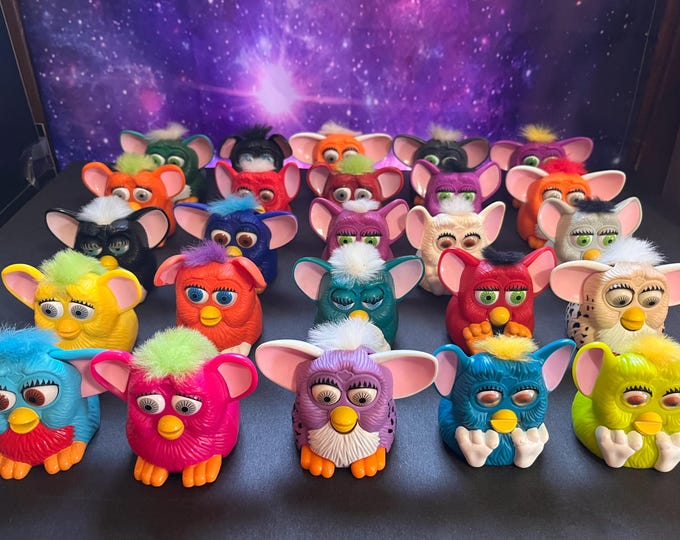 INSTANT FURBY COLLECTION! 25 Different Furbies! (4 Lbs) Bright Colors ...