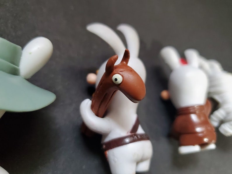 Rayman Raving Rabbids Figures / Ubisoft, Ubiart Firgurines / Lot of 4 ...
