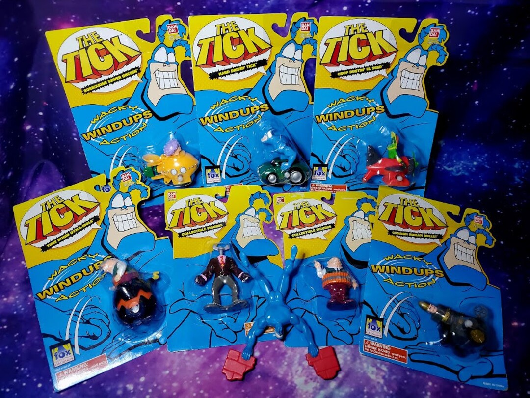 The Tick Wacky Action Windups and Collectibles / 8 Toys Dyna-mole, Hard ...