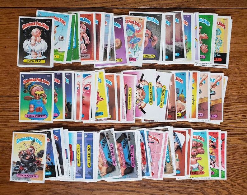 Garbage Pail Kids Cards Original Series 6 No Duplicates, A/b Cards. GPK ...