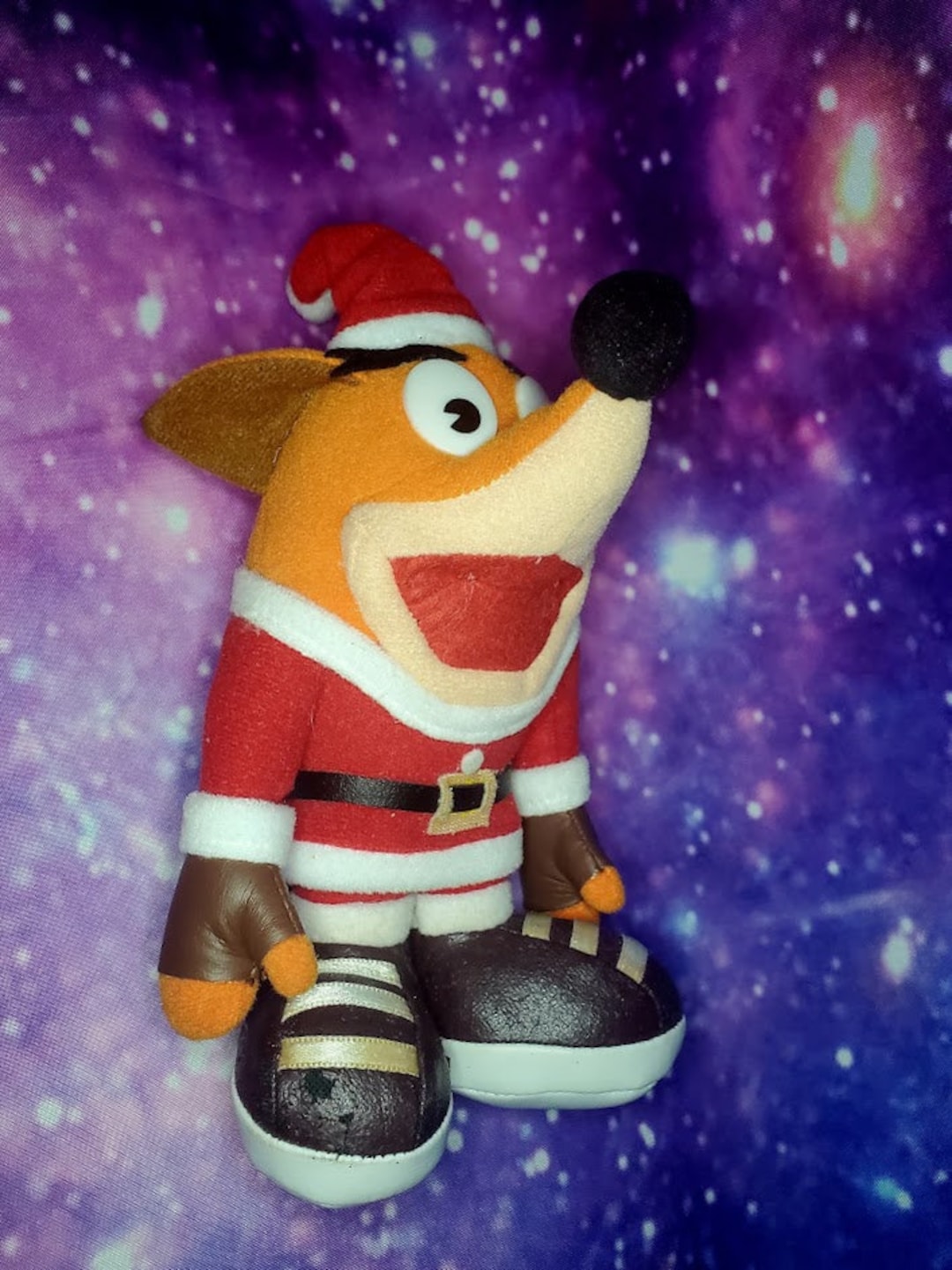 Santa Crash Bandicoot Plush / Rare Crash Toy / Crash Bandicoot - Etsy