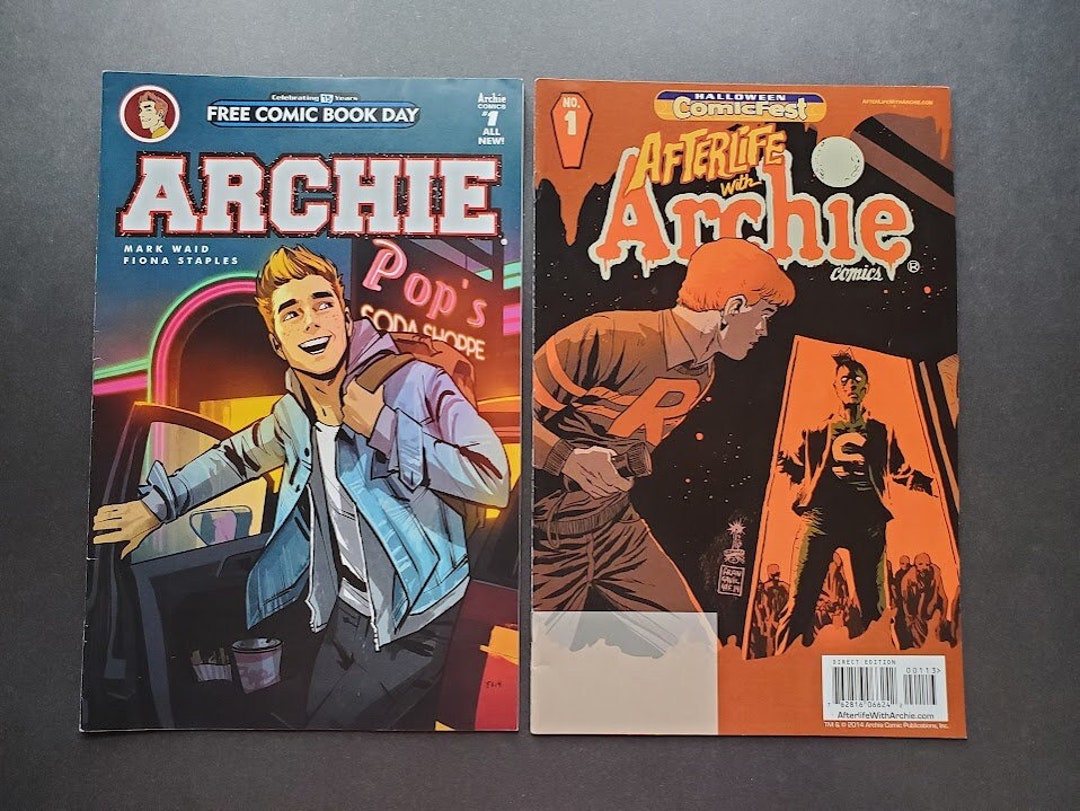 Archie Comic Book Lot / Archie #1 + Afterlife With Archie #1 ...
