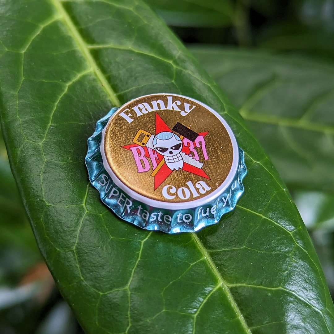 Franky Cola Bottlecap Badge - Etsy