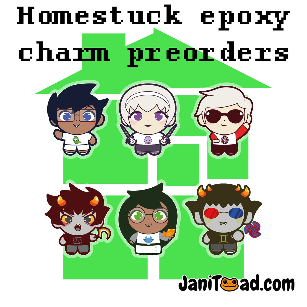 PREORDER Homestuck Epoxy Chibi Charms - Etsy