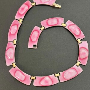 Vintage Pink Copper Kay Denning Necklace - Etsy