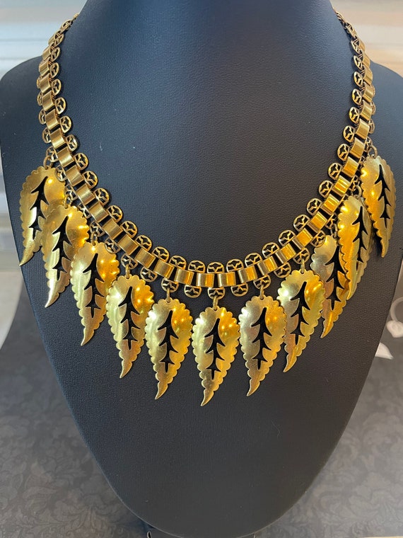 Vintage book chain necklace - Gem