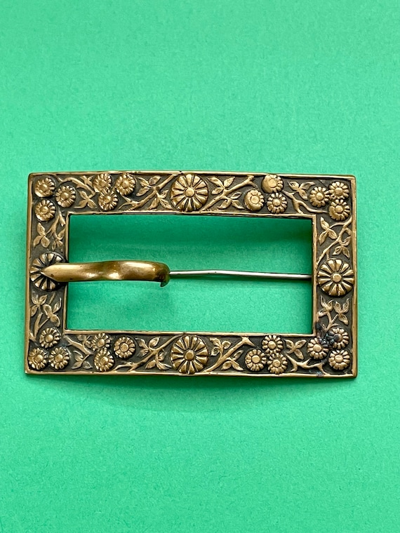 Victorian Sash Brooch - Gem