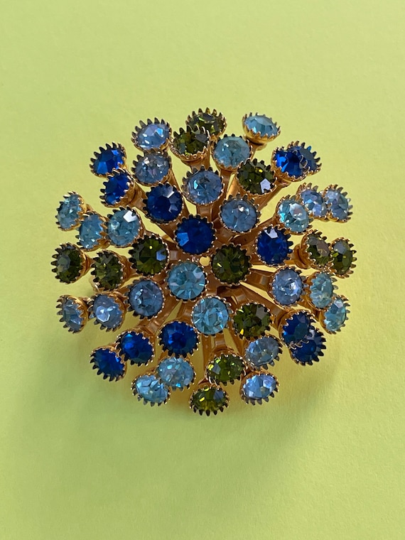 vintage coro brooch starburst - Gem