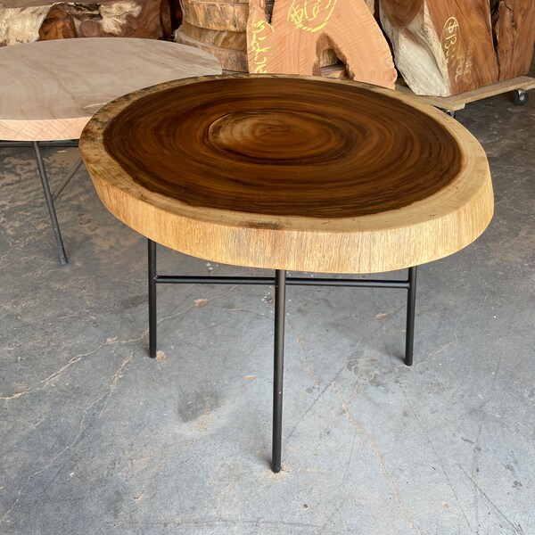 Monkeypod End Table - Etsy