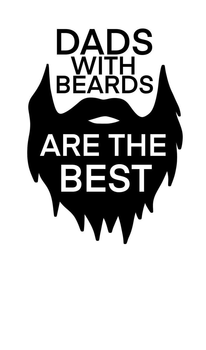 Dads With Beards Png - Etsy