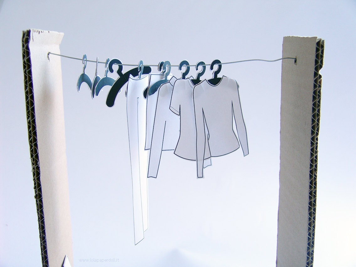 Lola's Clothes Models, Paper Doll, Paper Clothes, Imaginative Play ...