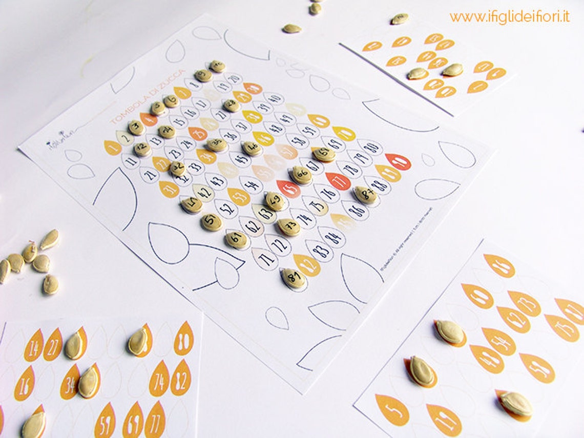 Pumpkin Bingo, Kids Craft, Crafty Kit, Digital File Instant Download - Etsy