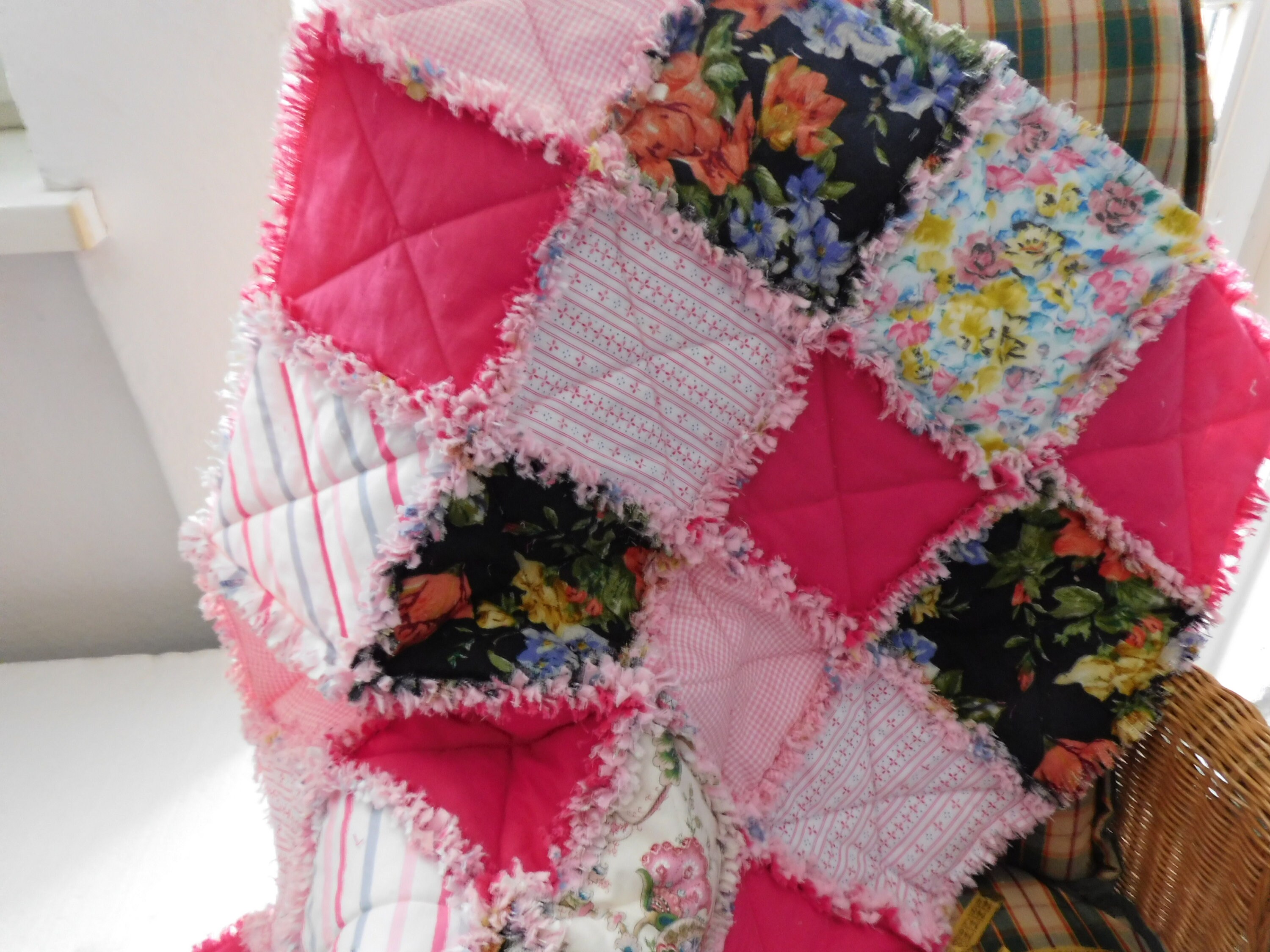 Tagesdecke Quilt rosa Patchworkdecke kinder Tagesdecke - Etsy.de