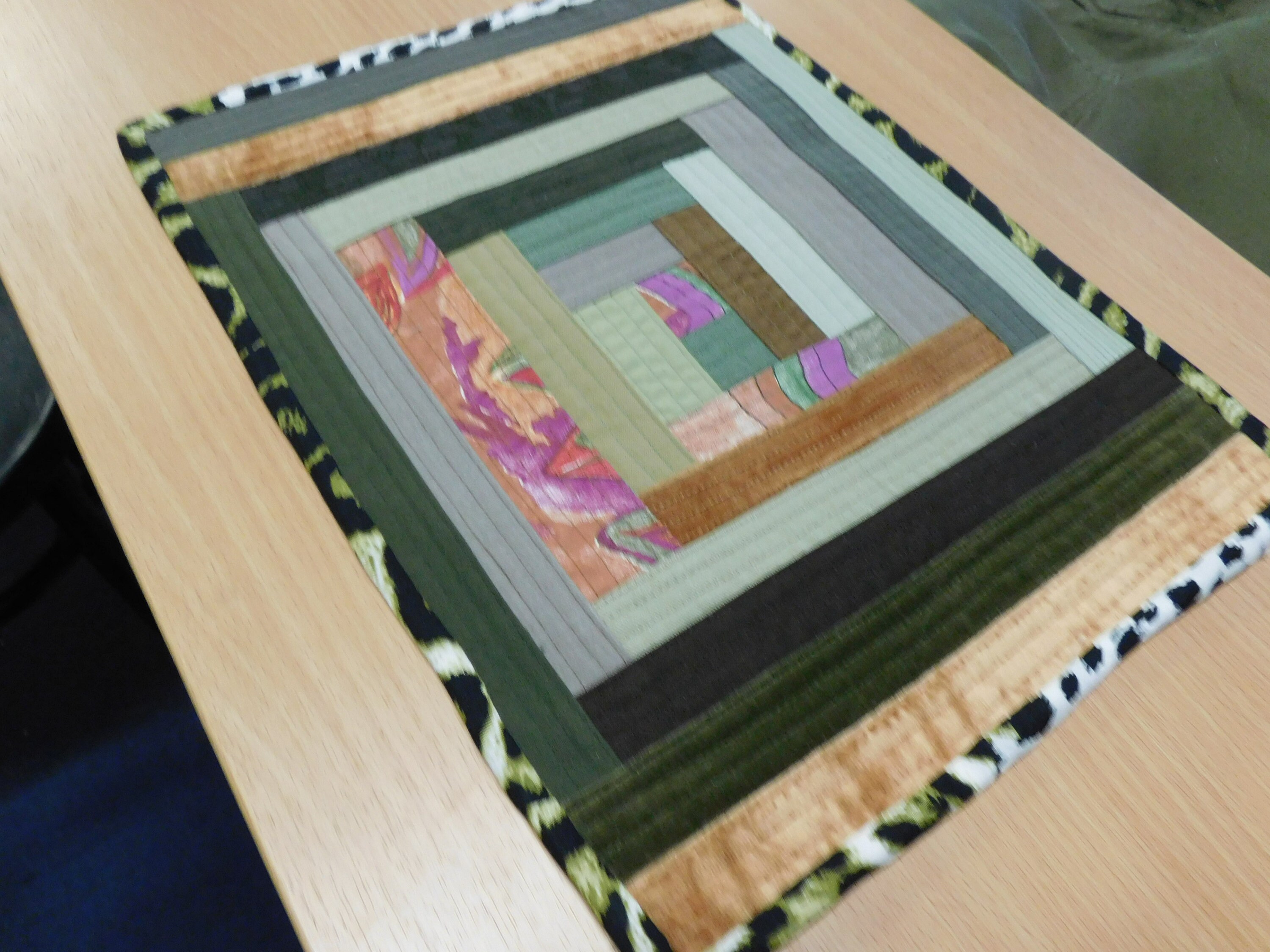 Platzset Quilt , grünes Tischset genäht , Tischset Stoff Patchwork - Etsy.de