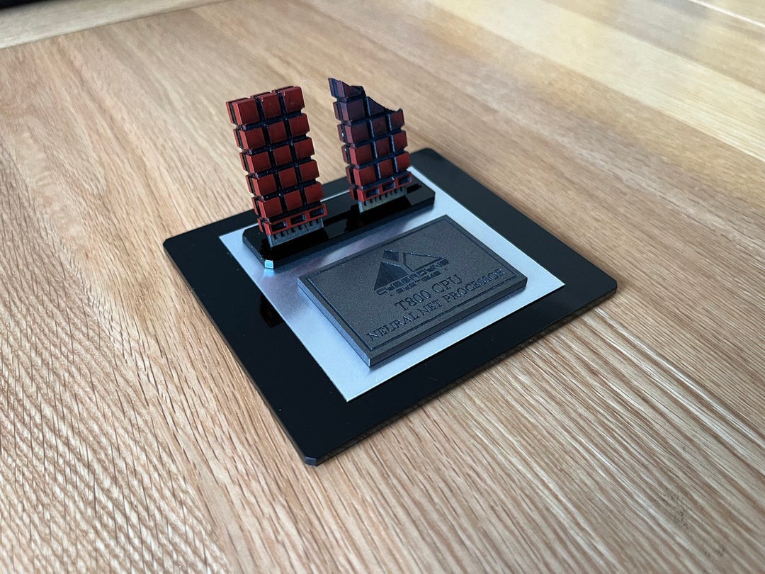 Terminator T-800 CYBERDYNE CPU Brain Chips - Prop Replica - Etsy