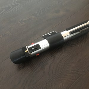 Darth Vader Lightsaber Prop Replica - With Force Crystals - Metal ...