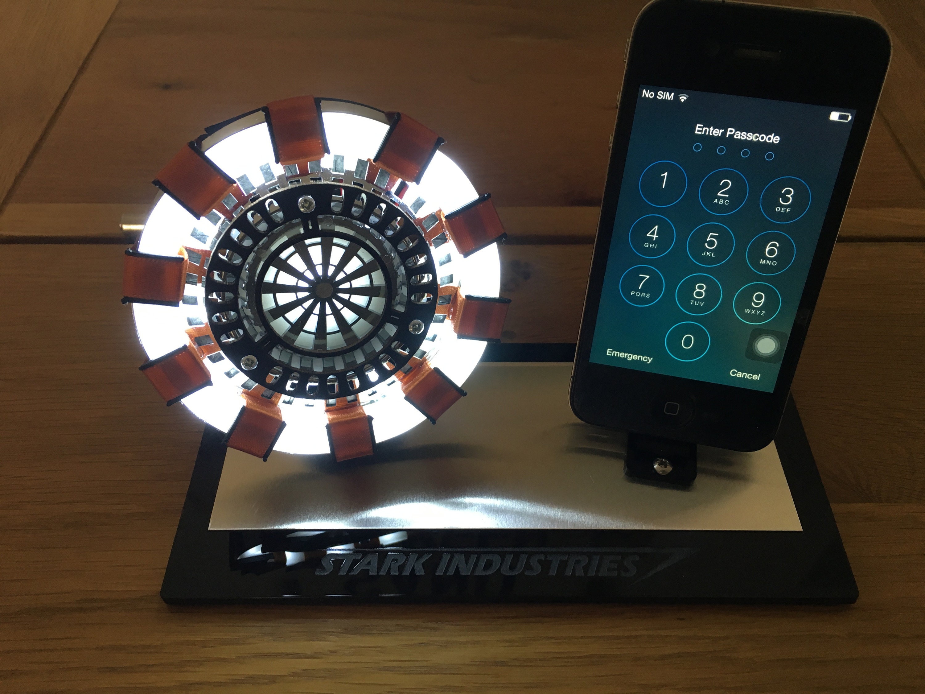 IRON MAN Arc Reactor Tony Stark's Desk Phone Stand Stark - Etsy Canada
