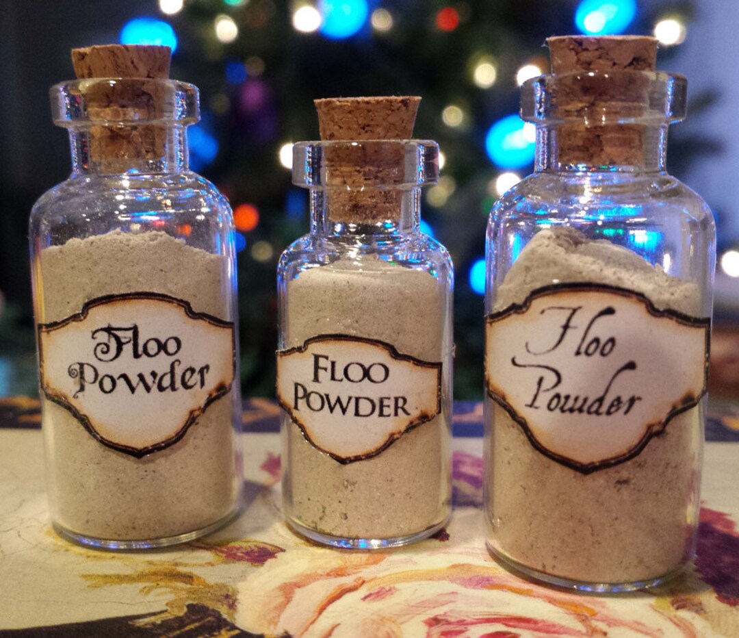 Floo Powder Potion Bottle, Collector Bottle, Wish Powder, Magic Potion ...