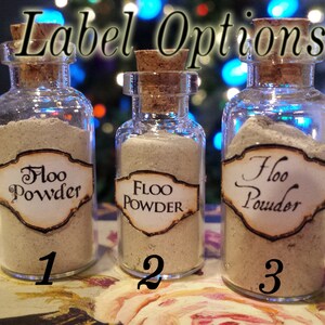 Floo Powder Potion Bottle, Collector Bottle, Wish Powder, Magic Potion ...