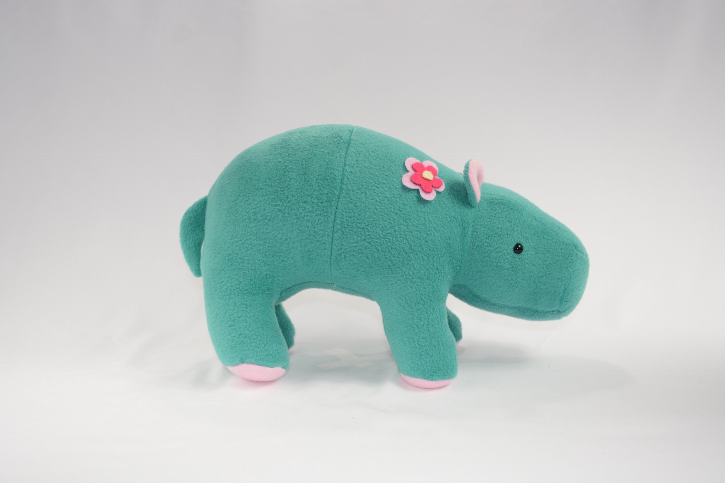 Hippo, Hippo Plushie, Plush Animal Hippo, Hippo Stuffed Animal - Etsy