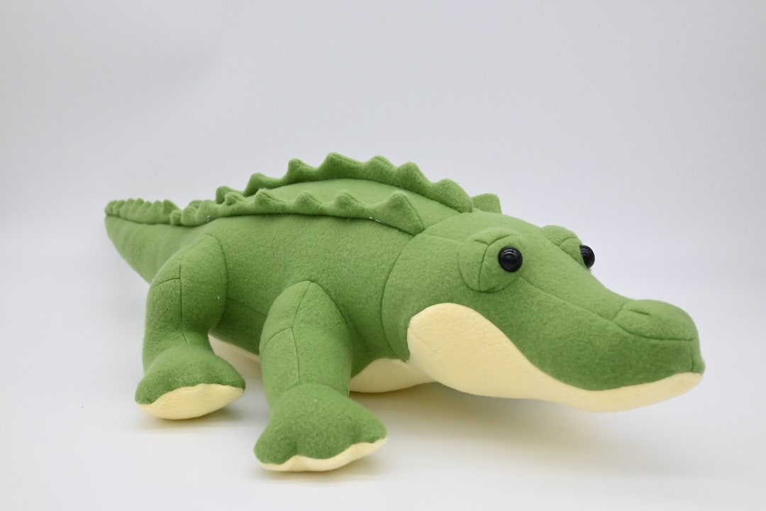 Alligator Stuffed Animal – Plush Alligator Toy – Handmade Gator Plushie ...