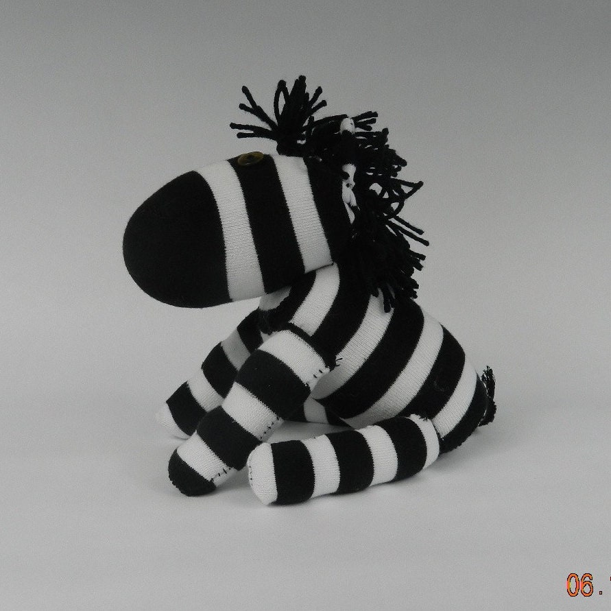 Zebra Stuffed Animal, Zebra Stuffed Toy, Zebra Plush, Zebra Stuffed ...