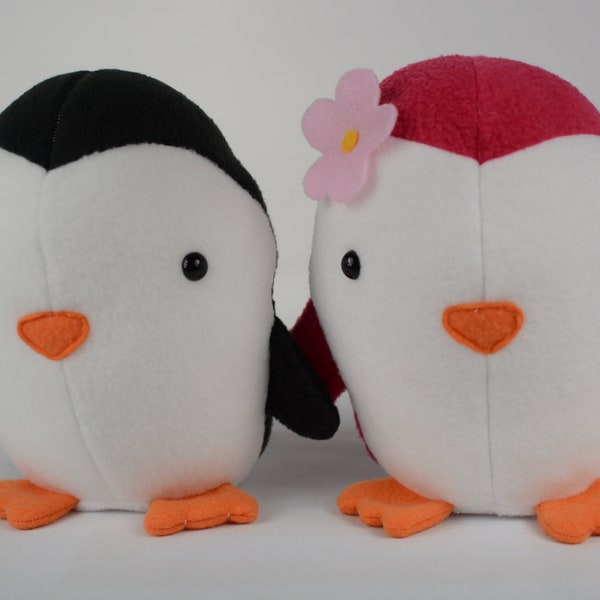 Plush Penguin Pink - Etsy