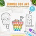 Summer Dot Art, Dot Marker Coloring, Toddler Activities, Dot Marker ...
