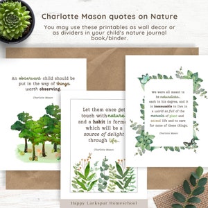 Charlotte Mason Nature Study, Nature Journal for Kids, Charlotte Mason ...