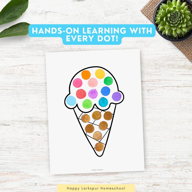 Summer Dot Art, Dot Marker Coloring, Toddler Activities, Dot Marker ...