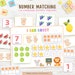Number Matching Preschool, Counting Activity for Kids, Homeschool ...