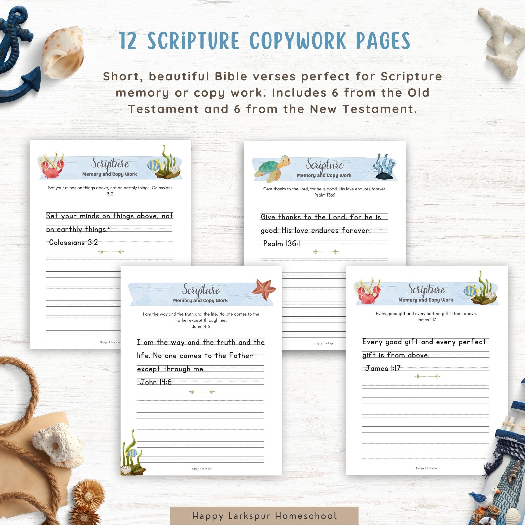 Ocean Themed Complete Morning Menu Bundle, Homeschool Morning Menu ...