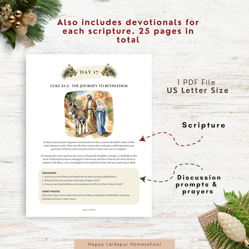 Advent Scripture Cards for Kids, Christmas Scripture Cards, Kids Advent ...